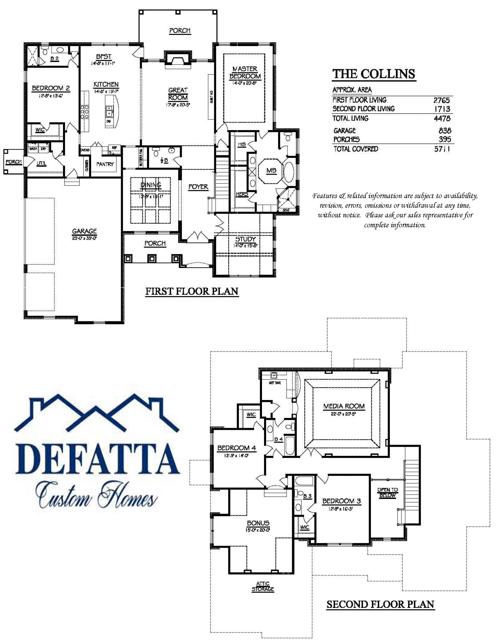 The Collins | DeFatta Custom Homes