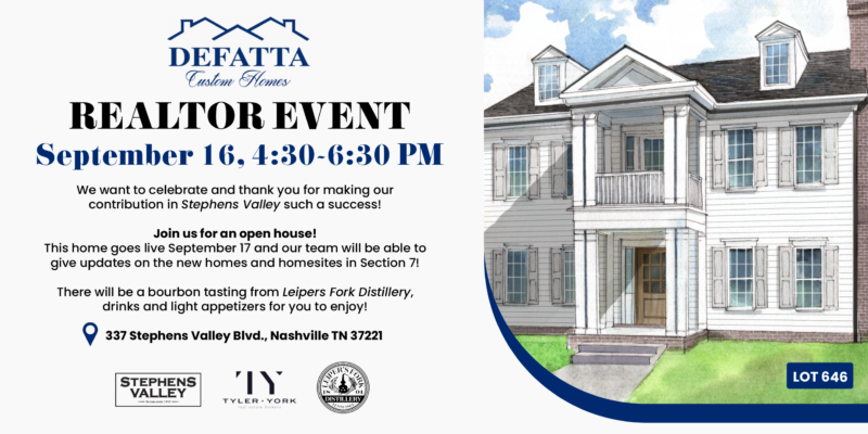Realtor Event | DeFatta Custom Homes